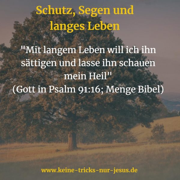 Psalm 91. Schutz, Segen und langes Leben | Keine Tricks - nur Jesus